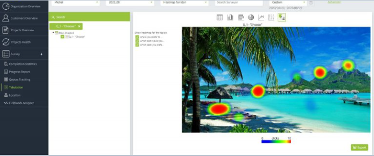 Heatmap Question – SurveyToGo Support Center