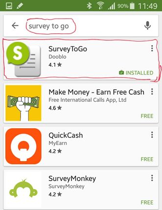 SurveyToGo Android Surveyors Guide – SurveyToGo Support Center