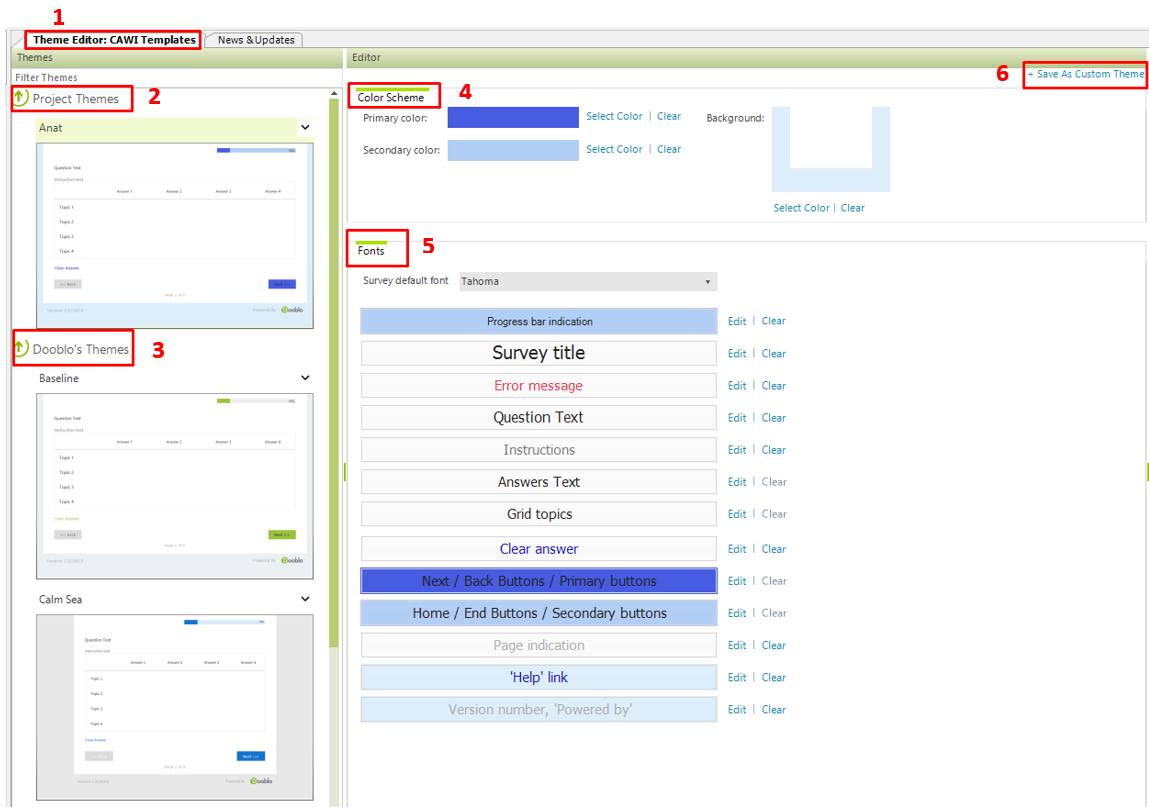 Customize your CAWI surveys look – SurveyToGo Support Center