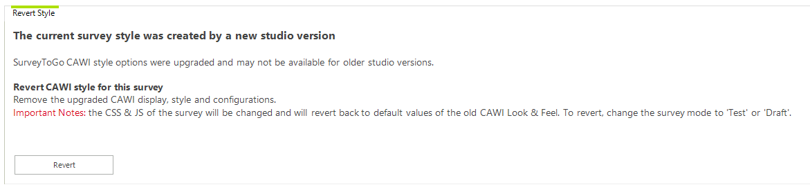 Customize your CAWI surveys look – SurveyToGo Support Center